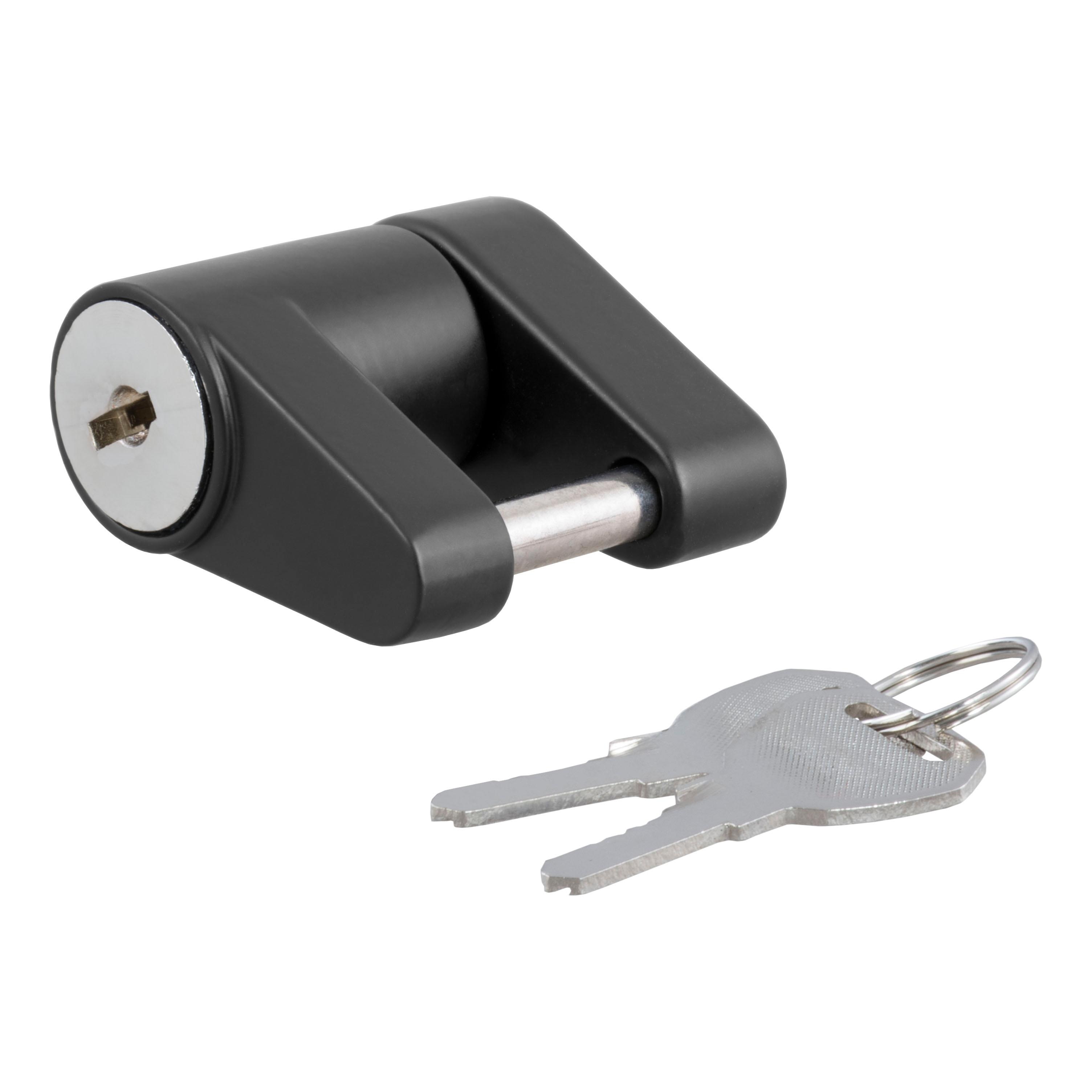 Curt 1/4 in. Steel Black Hitch Pin Coupler Lock | AutoZone