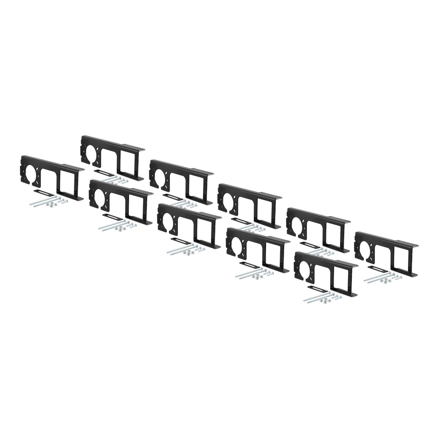 CURT Easy-Mount Bracket for 4 or 5-Flat and 6 or 7-Round for 2in ...