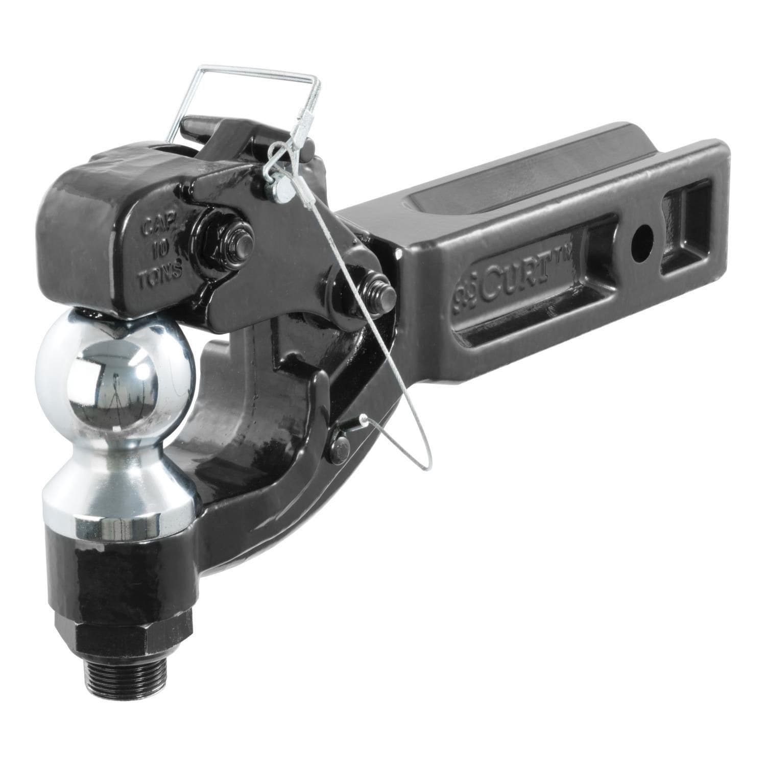 CURT 2 1/2in Shank, 2 5/16in Ball, 20,000lbs Receiver Mount Ball and ...