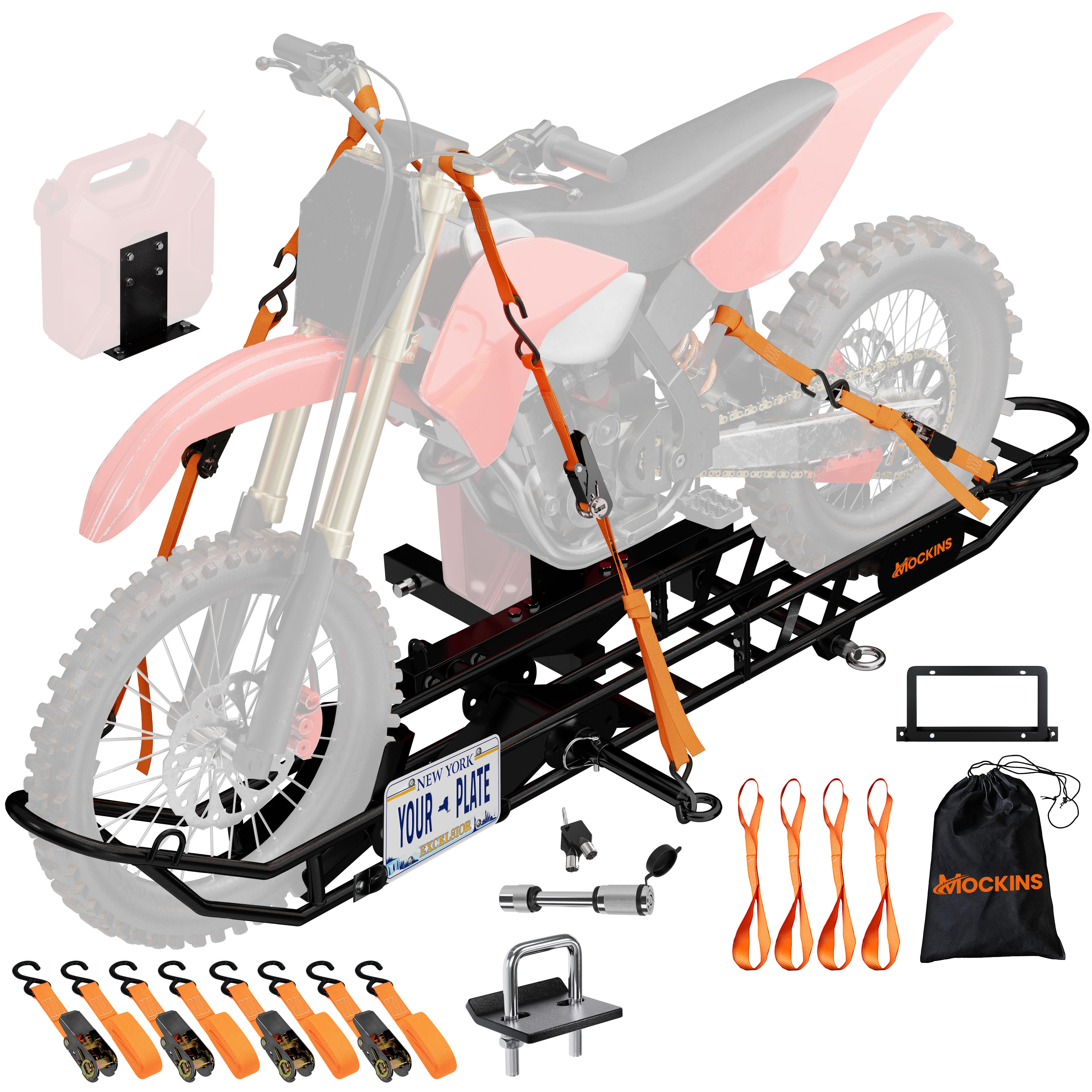 Mockins Receiver Hitch Mounted Motorcycle Carrier - AutoZone