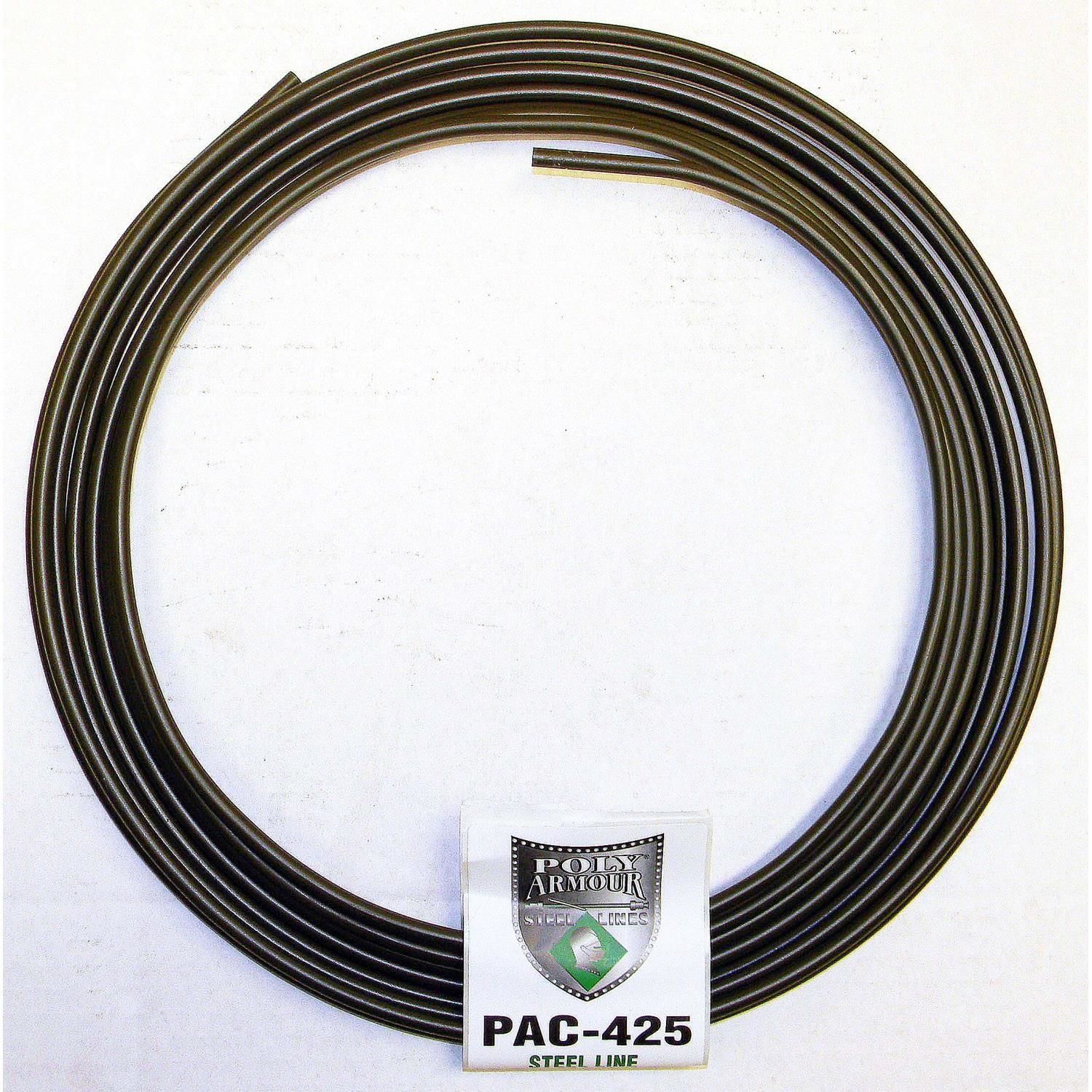 AGS Poly Armour 1/4in x 25ft PVF Steel Brake Line Tubing Coil | AutoZone
