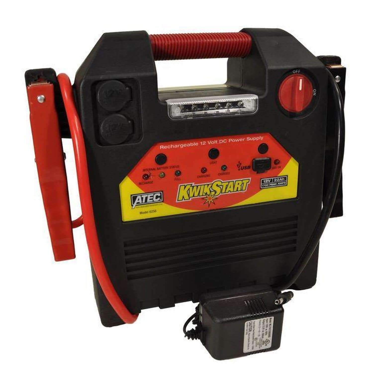 Associated Equipment 12 Volt Heavy Duty Portable Power and Jump Starter ...
