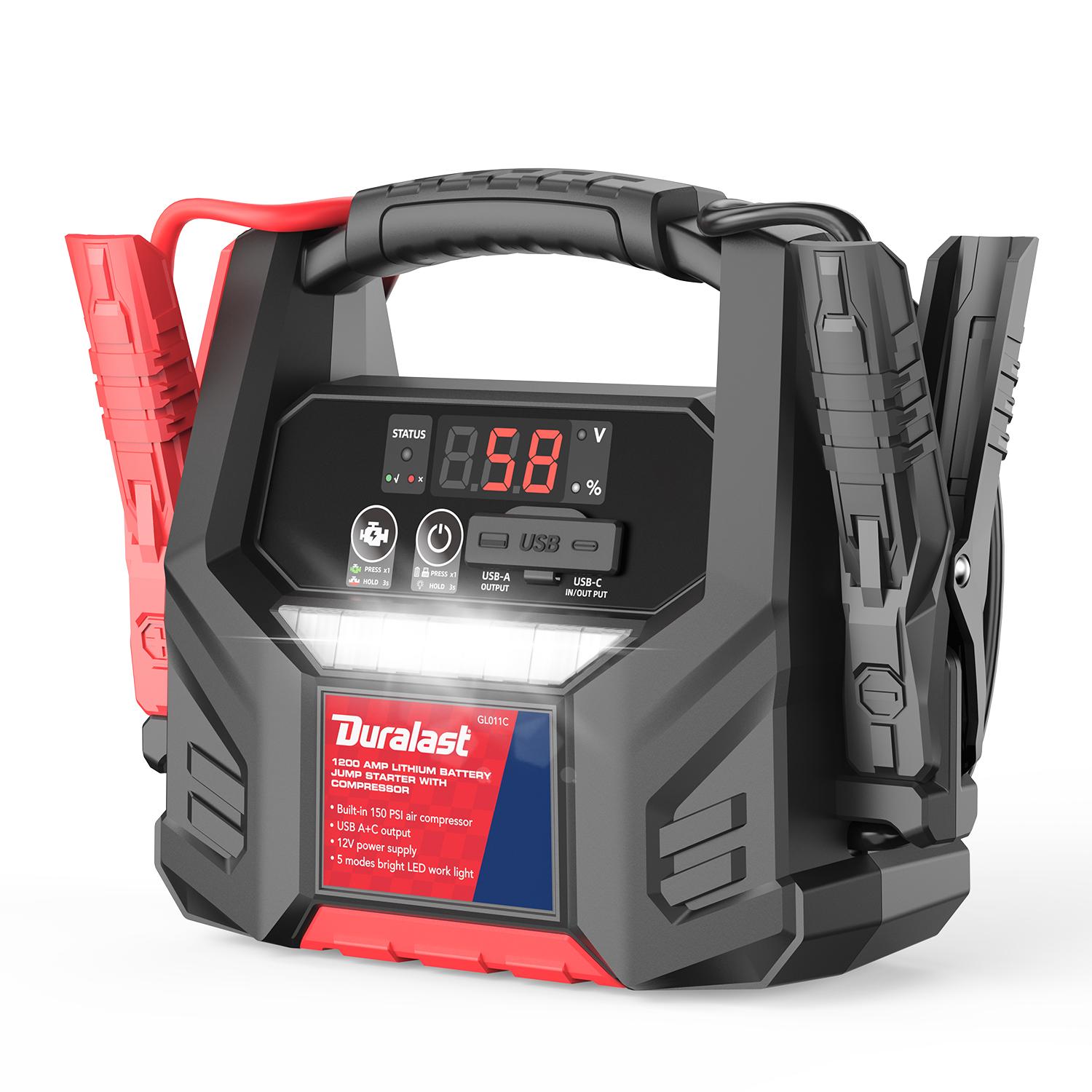 Duralast 1200 Amp Vehicle Jump Starter | AutoZone