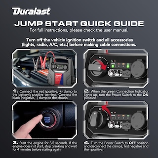 Duralast 800 Amp Vehicle Jump Starter | AutoZone