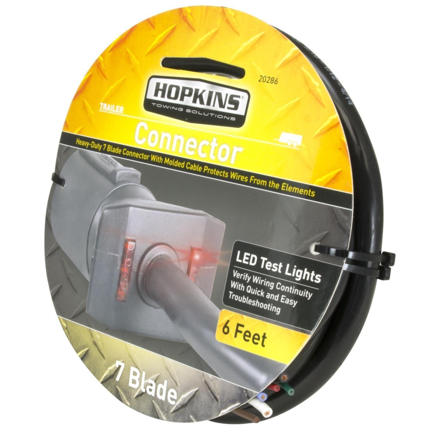 Hopkins 7 Blade Molded Trailer Connector | AutoZone