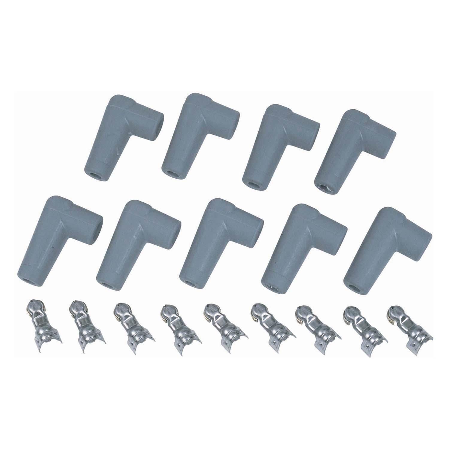 MSD Accel 90 Degrees High Temp Boots and Terminal 18 Piece | AutoZone