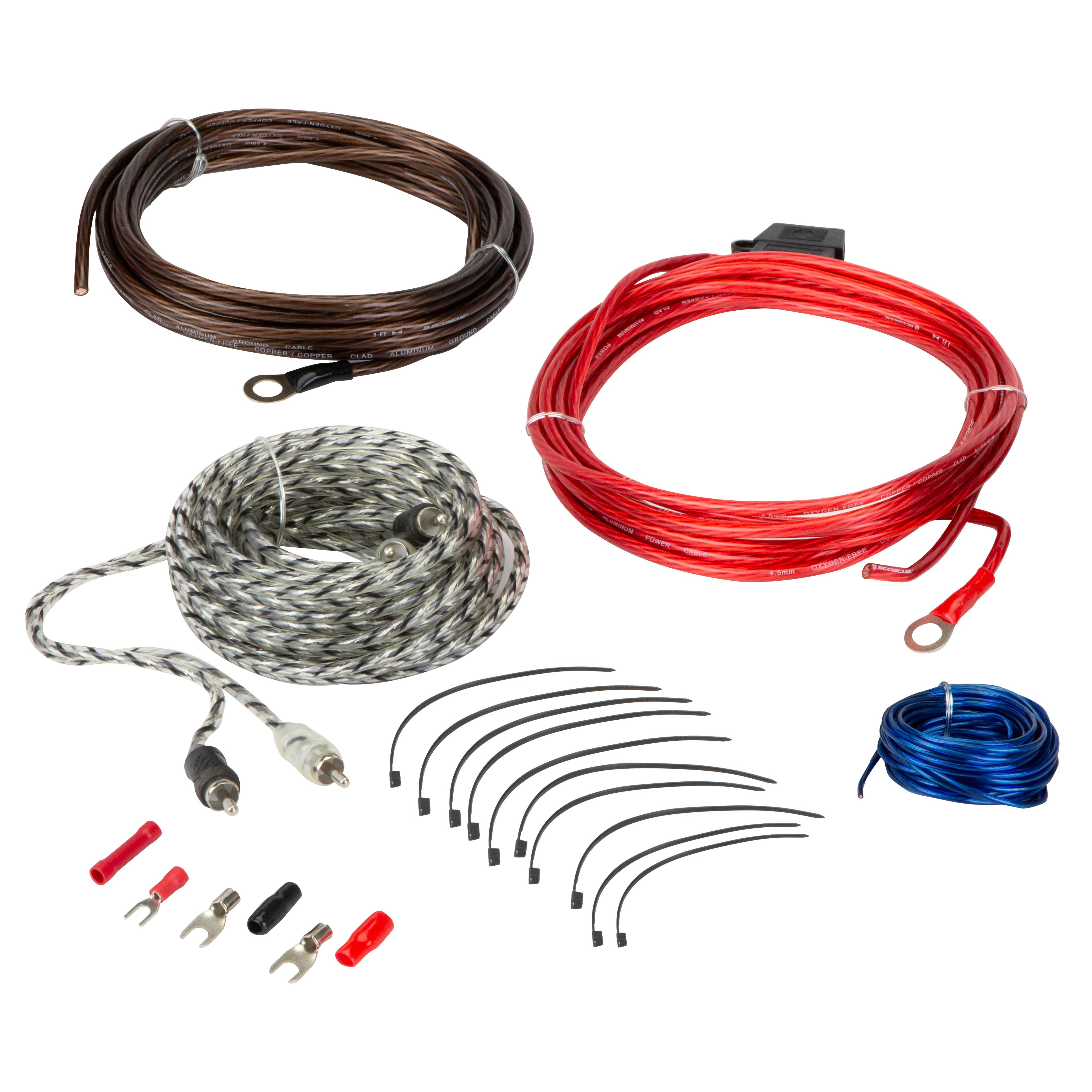 Scosche Amplifier or Accessory Wiring Kit | AutoZone