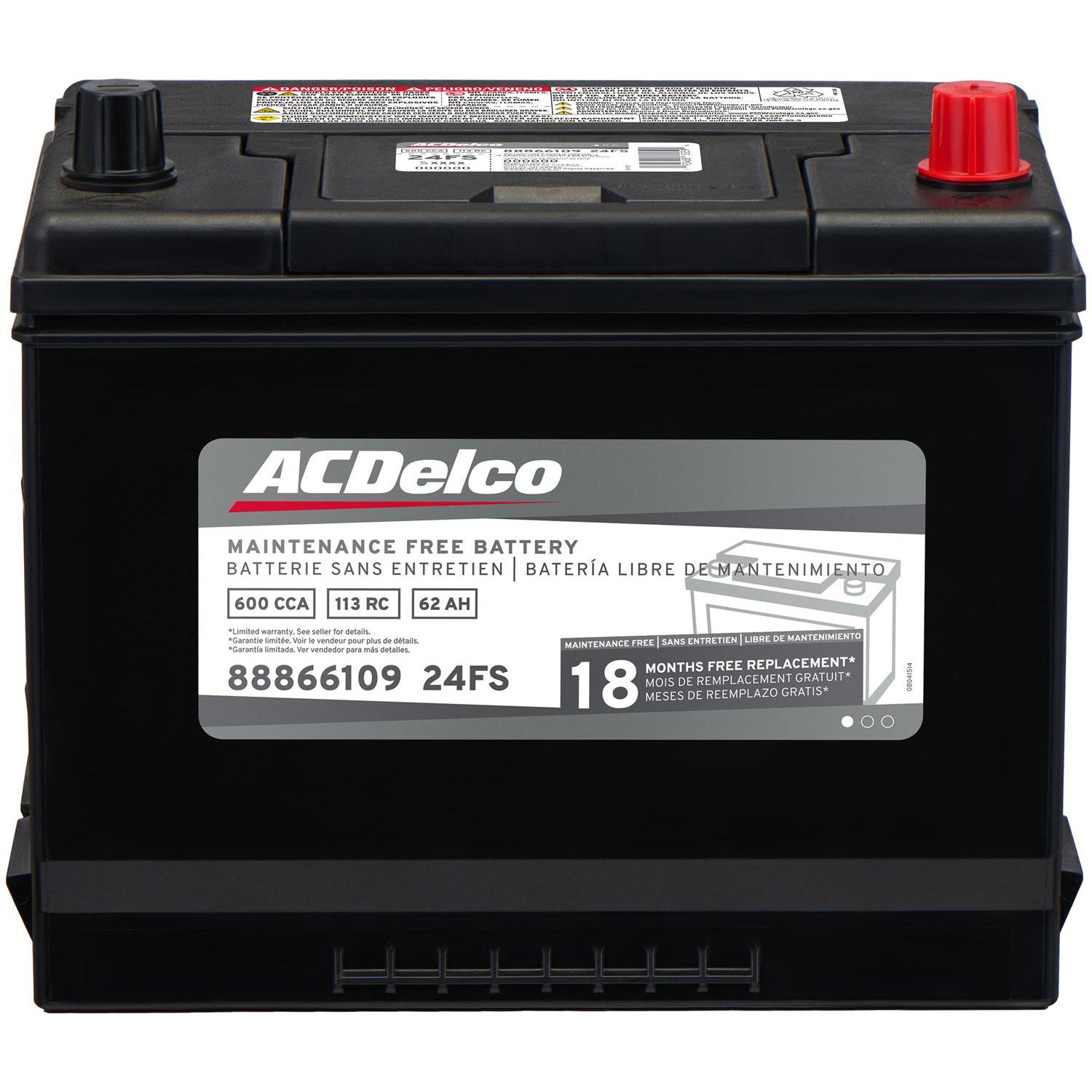 ACDelco Silver Group Size 24F Battery 24FS | AutoZone