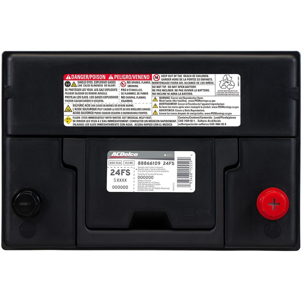 ACDelco Silver Group Size 24F Battery 24FS | AutoZone