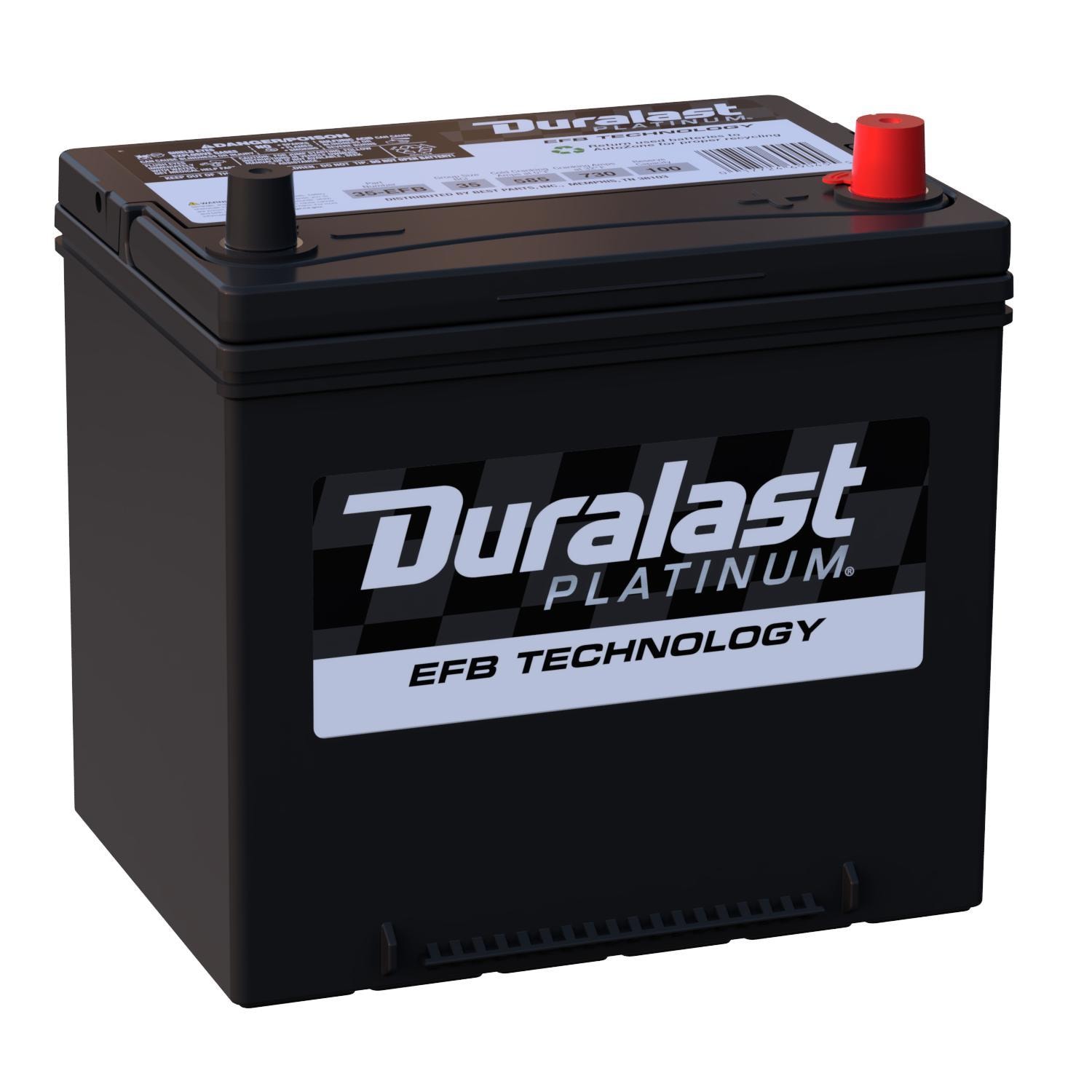 Duralast Platinum Group Size 35 Enhanced Battery (EFB) Battery 35-EFB ...