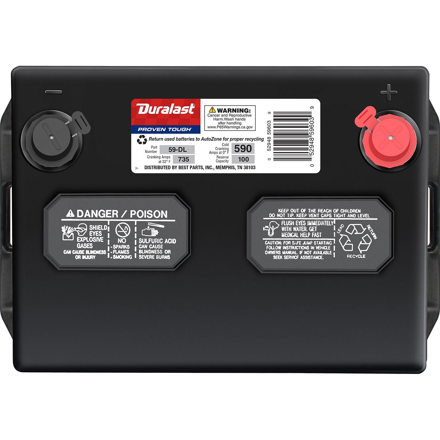 Duralast Group Size 59 Battery 59-DL | AutoZone