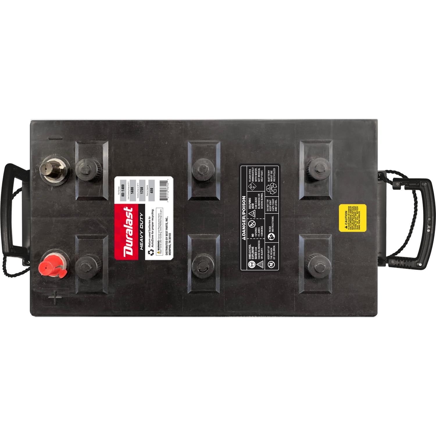 Duralast Group Size 8D Heavy Duty Battery 8D-1400 | AutoZone