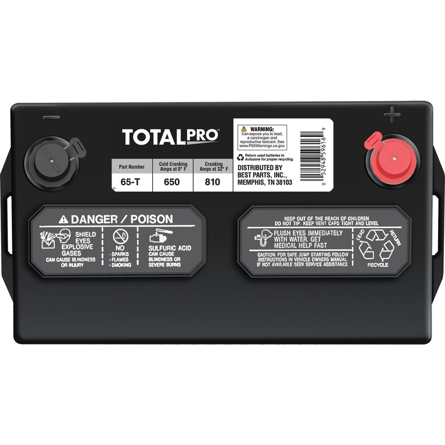 TotalPro Group Size 65 Battery 65-T | AutoZone