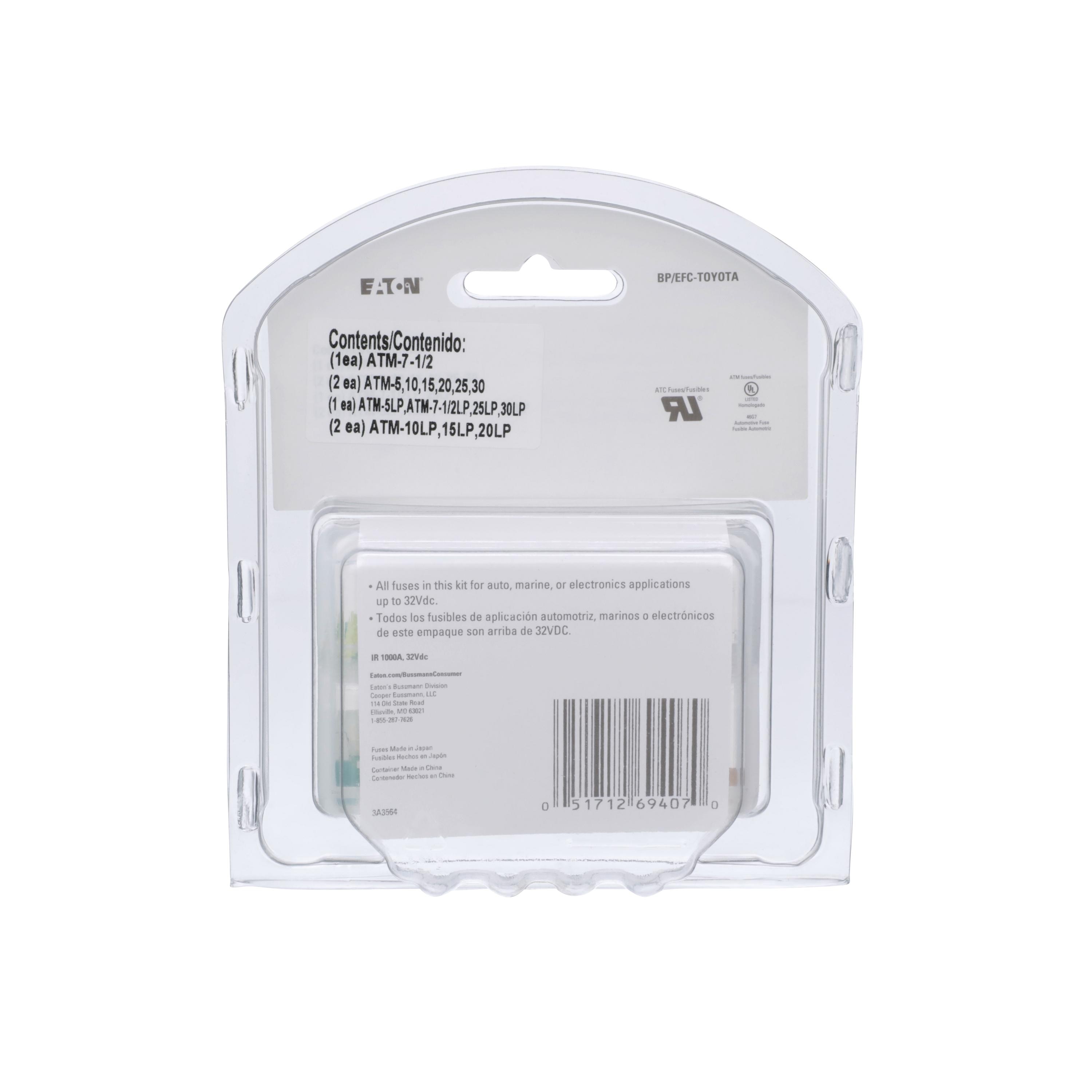 Bussmann Toyota Emergency Fuse Caddy 25 Piece | AutoZone