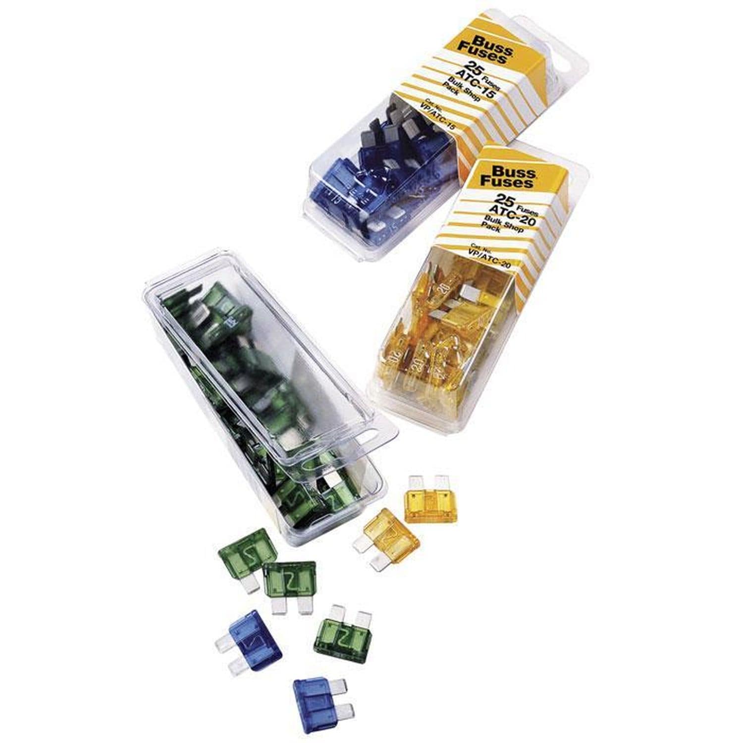 Bussmann 10 AMP ATC easy id Fuse 10 Piece | AutoZone