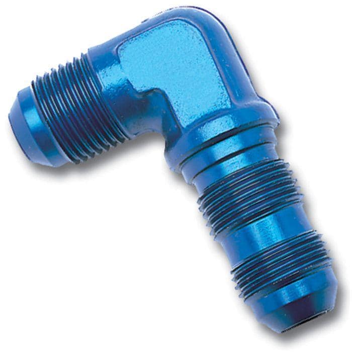 Russell -12 AN Anodized 90 Degree Flare Reusable Bulkhead Adapter ...