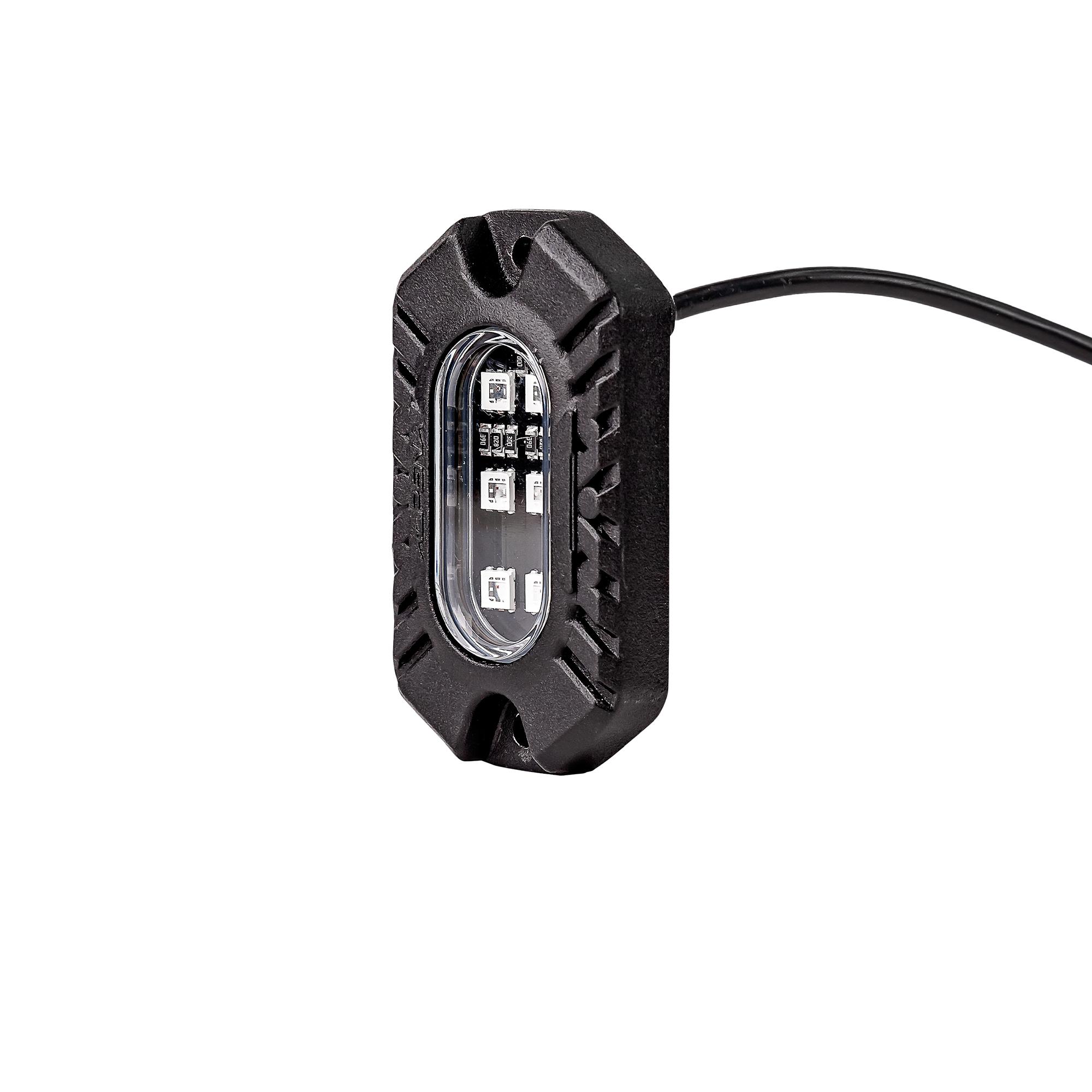 Alpena Multi-Color LED ToughPods RGB Rock Lights with Remote Controller ...