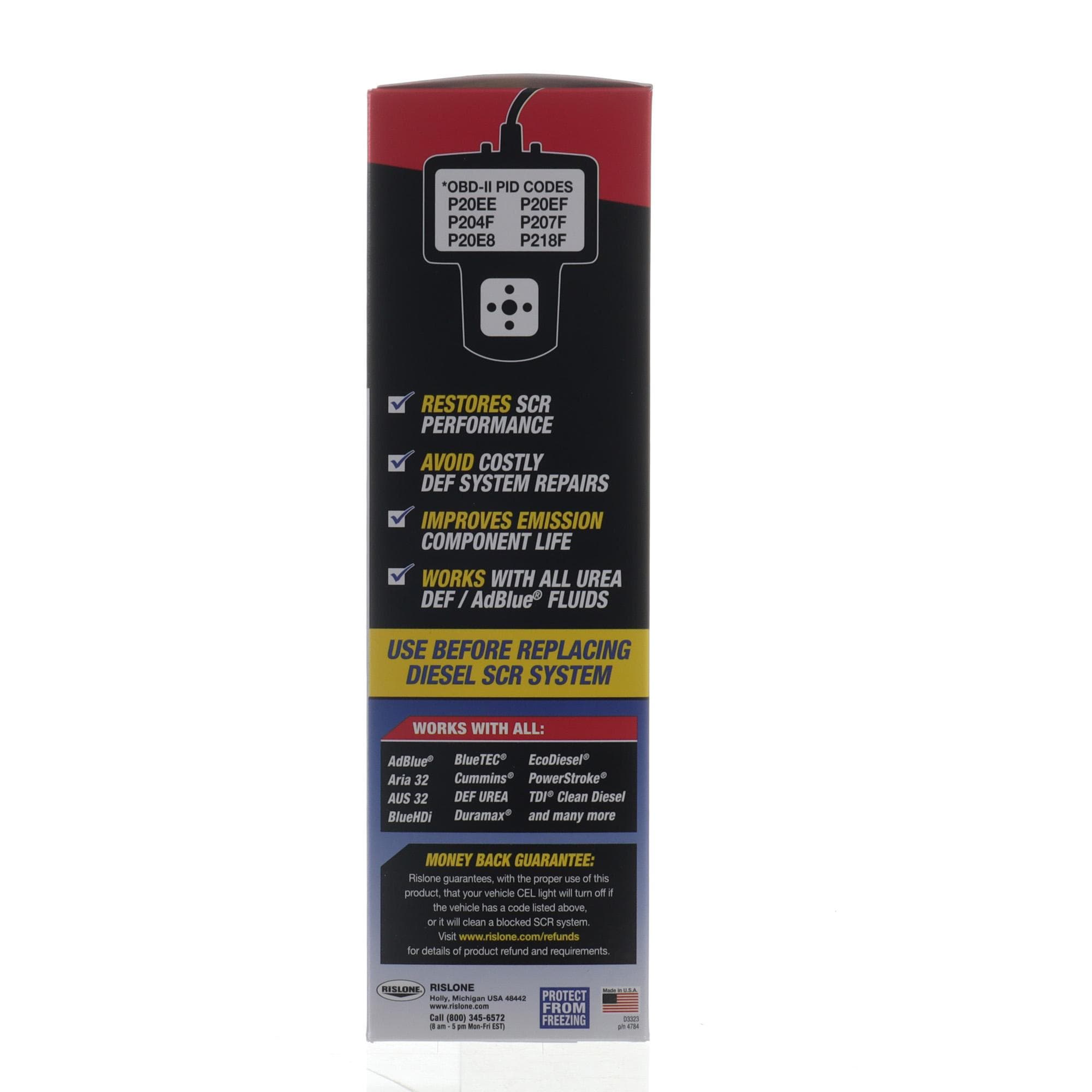 Rislone DEF Crystal Clean Diesel DEF and SCR Emissions System Cleaner ...