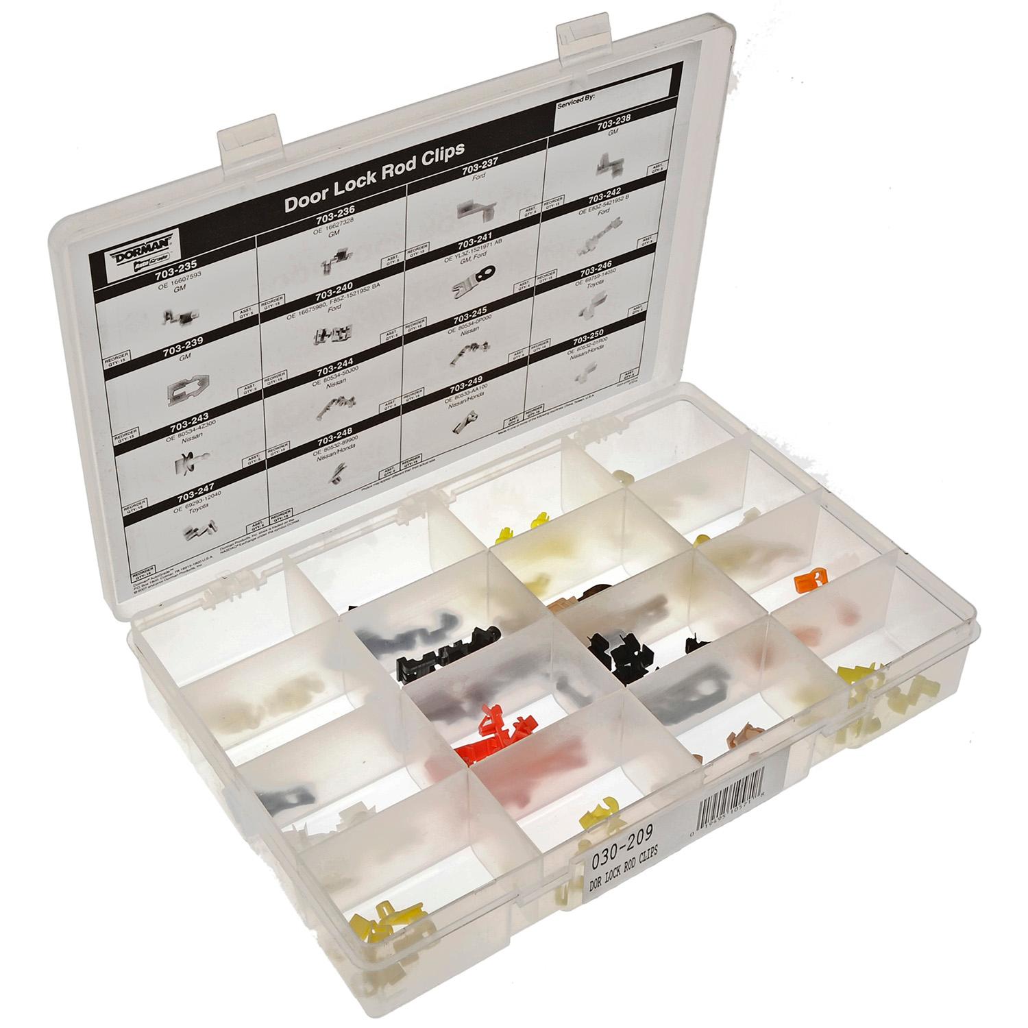 Dorman - Autograde Door Lock Rod Clip Automotive Maintenance Tech Trays ...