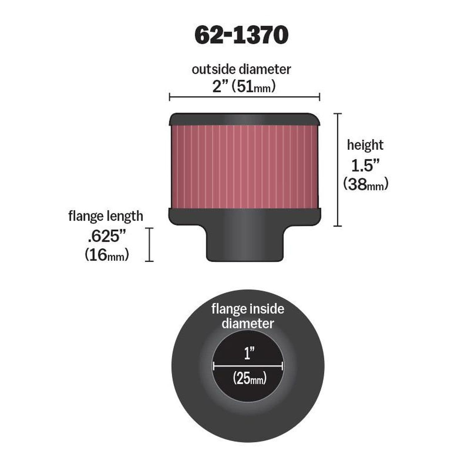 K&N 62-1370 Specialty Air Filter | AutoZone