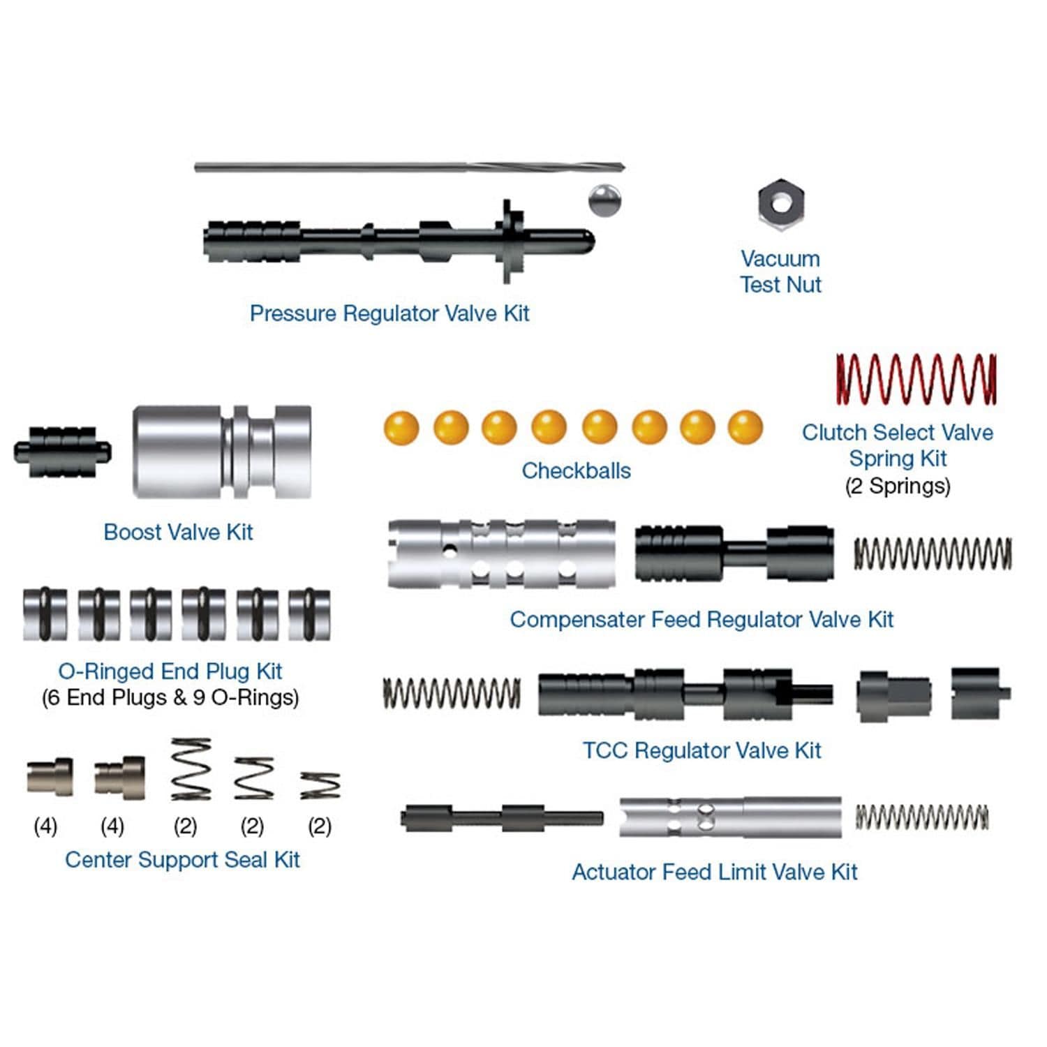 Rostra Valve Body Overhaul Kits 55-9005 | AutoZone