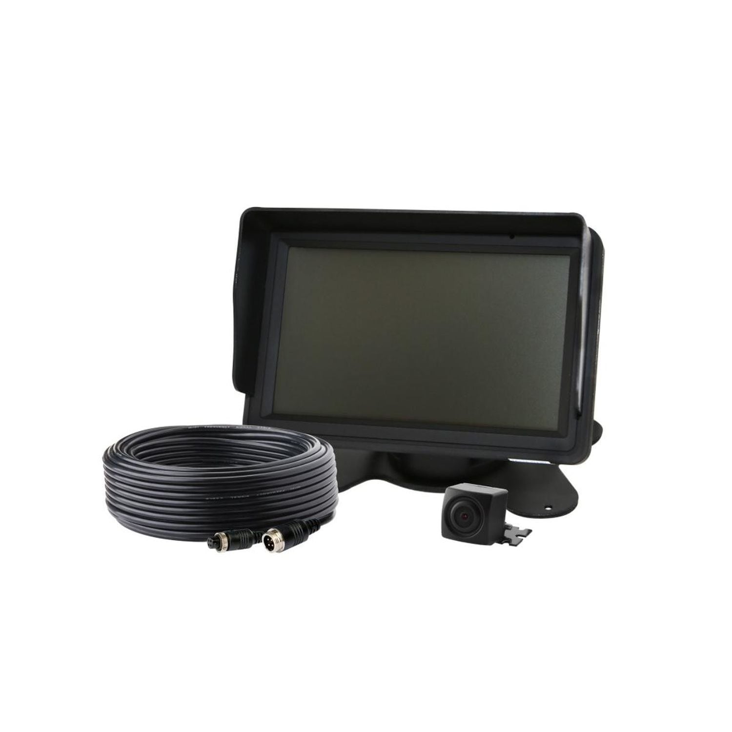 ECCO 5in 12-24 Volt DC LCD Camera Kit Gemineye Color 4 Pin Expandable ...