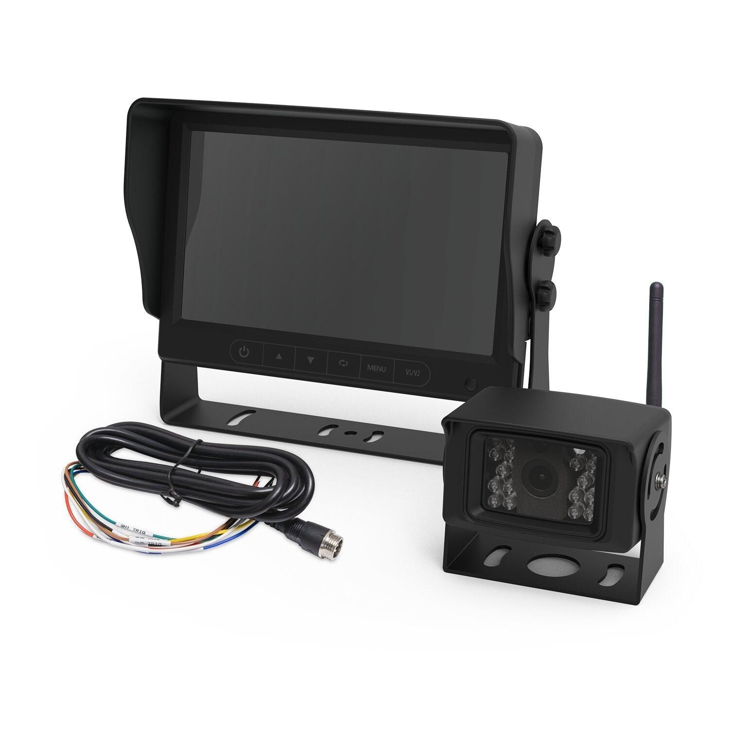 Ecco Park Assist Camera and Interior Rear View Mirror Kit K7000B-WK ...