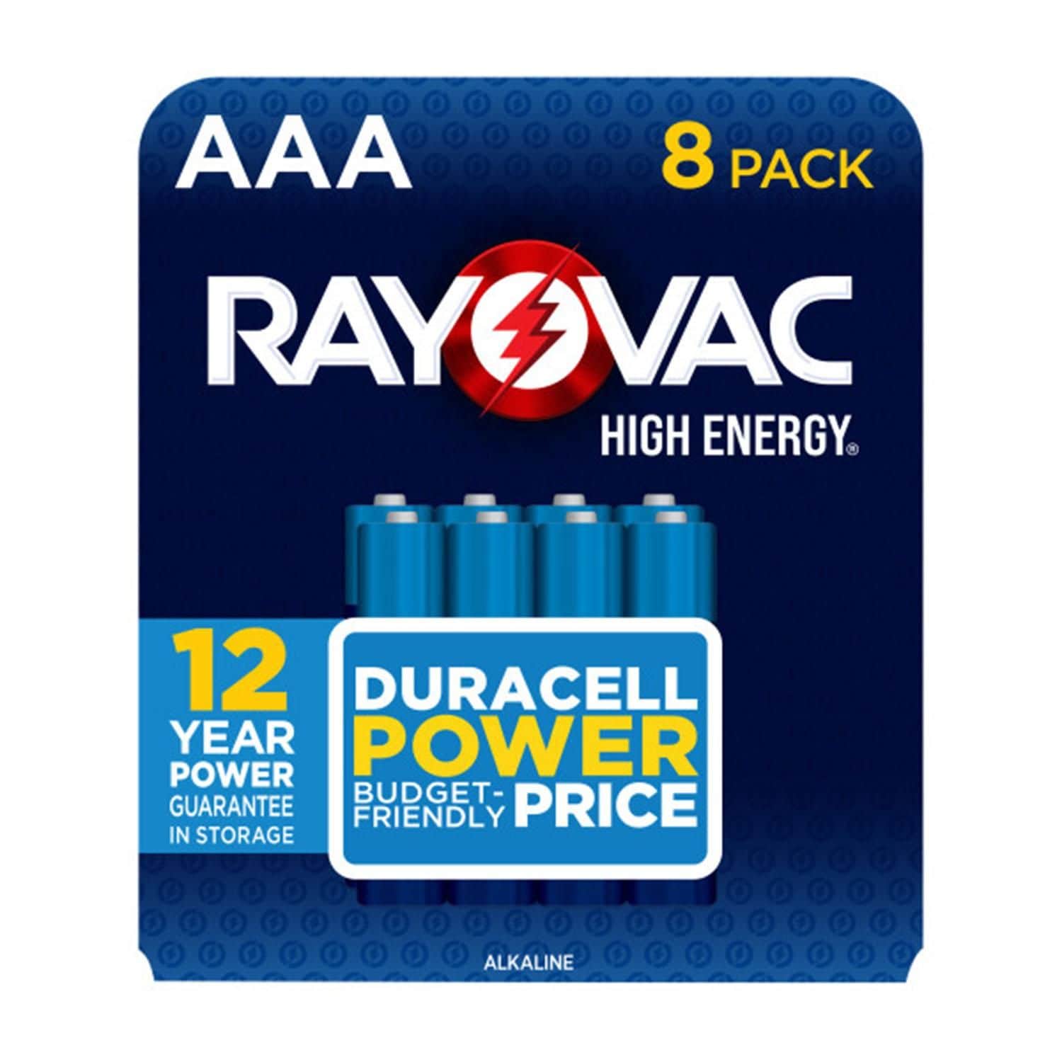 RAYOVAC Alkaline AAA Batteries Pack 8 Piece | AutoZone