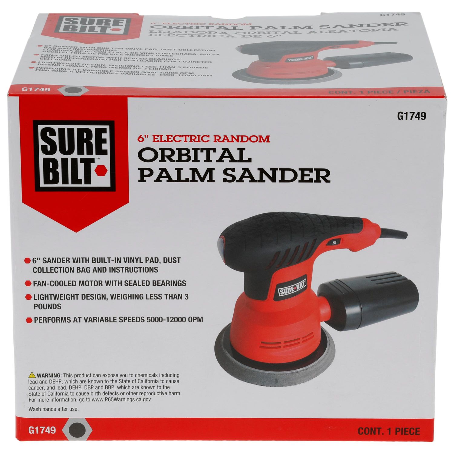 SureBilt Electric Orbital Sander | AutoZone