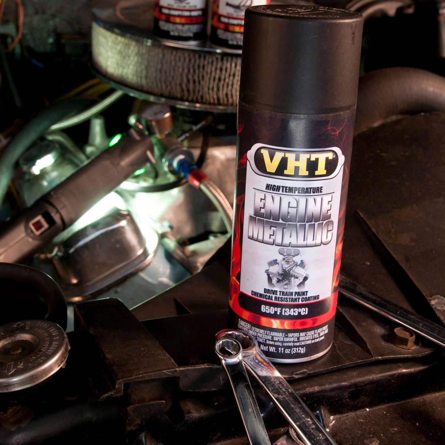 VHT Metallic Gold Flake Engine Paint 11oz | AutoZone