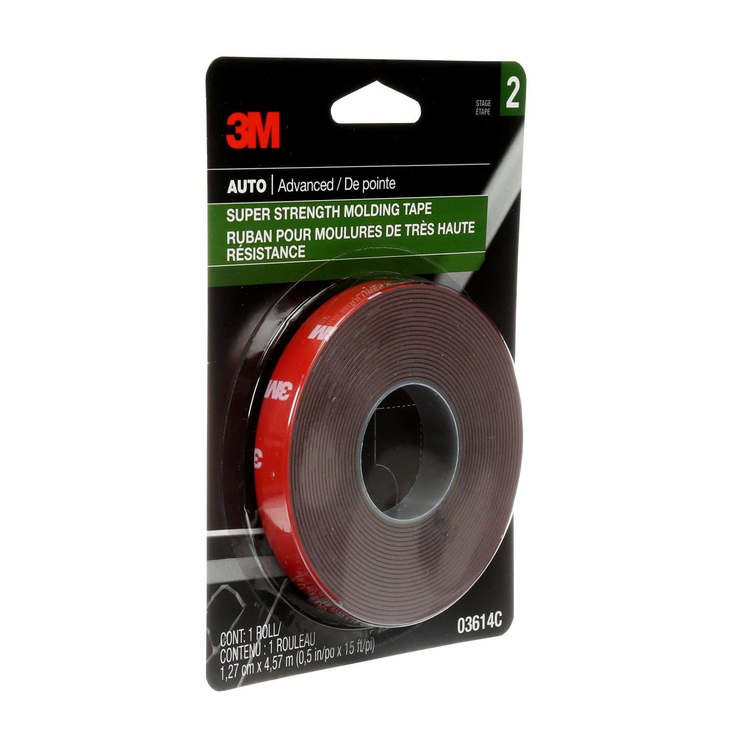 3M 1/2in X 15ft Molding Tape | AutoZone