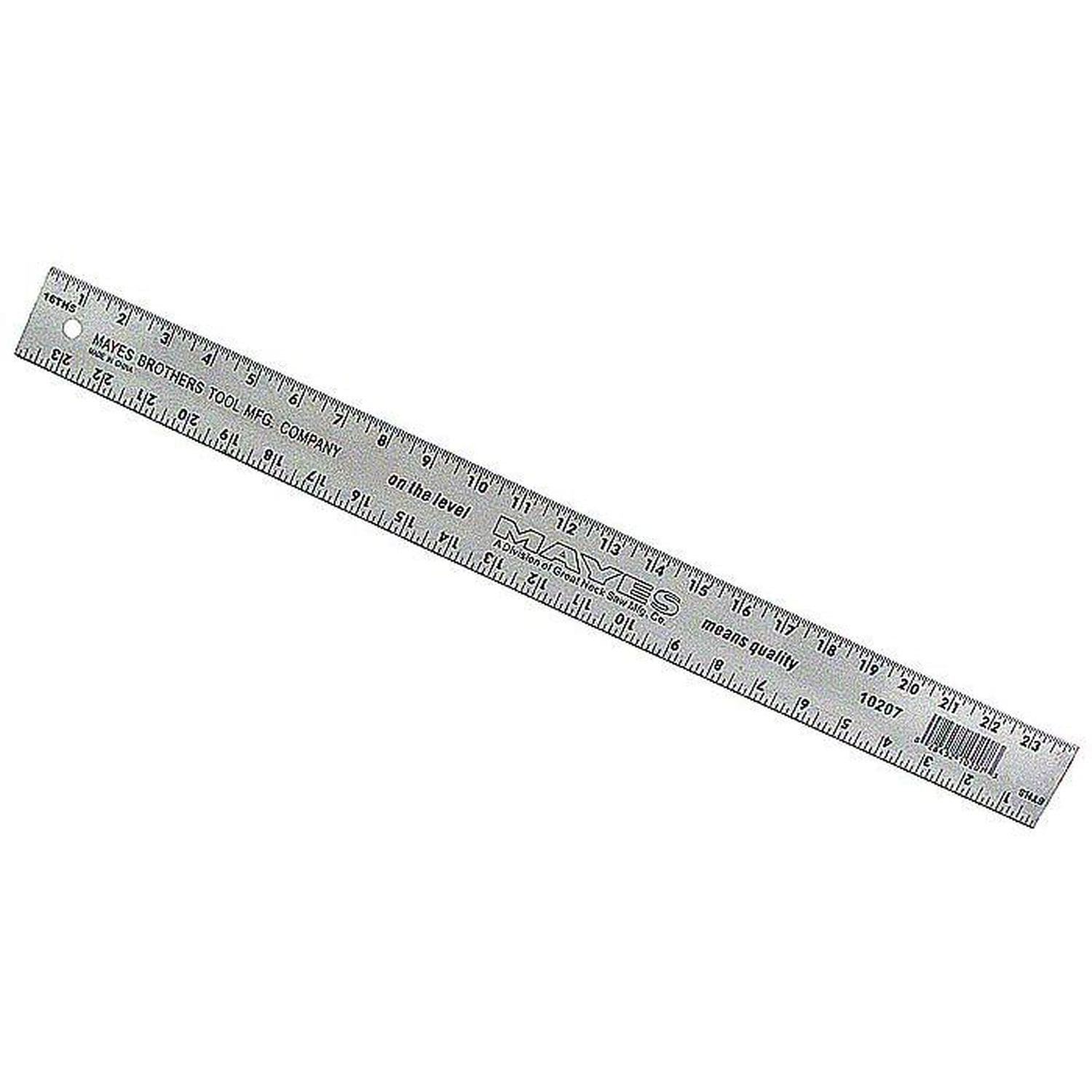 Mayes 24in x 2in Straight Edge Aluminum Ruler | AutoZone
