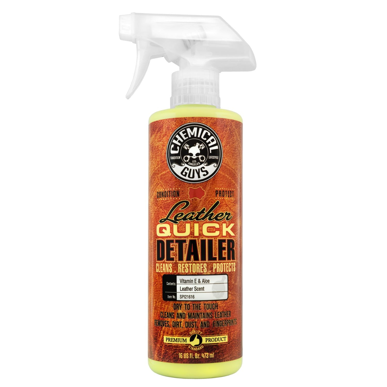 Chemical Guys Leather Quick Detailer Spray 16oz | AutoZone