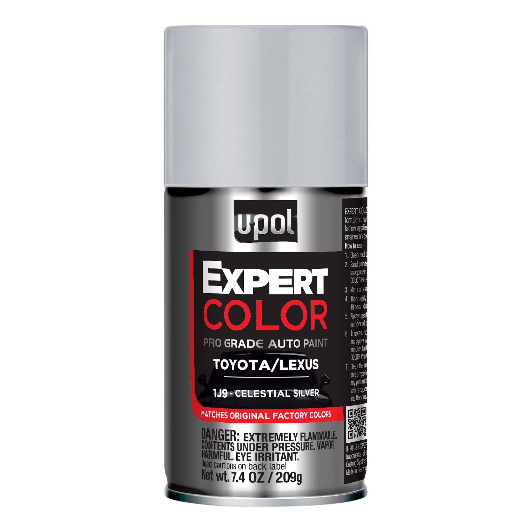 U-POL Expert Color Touch Up Paint Celestial Silver Paint Code 1J9 ...