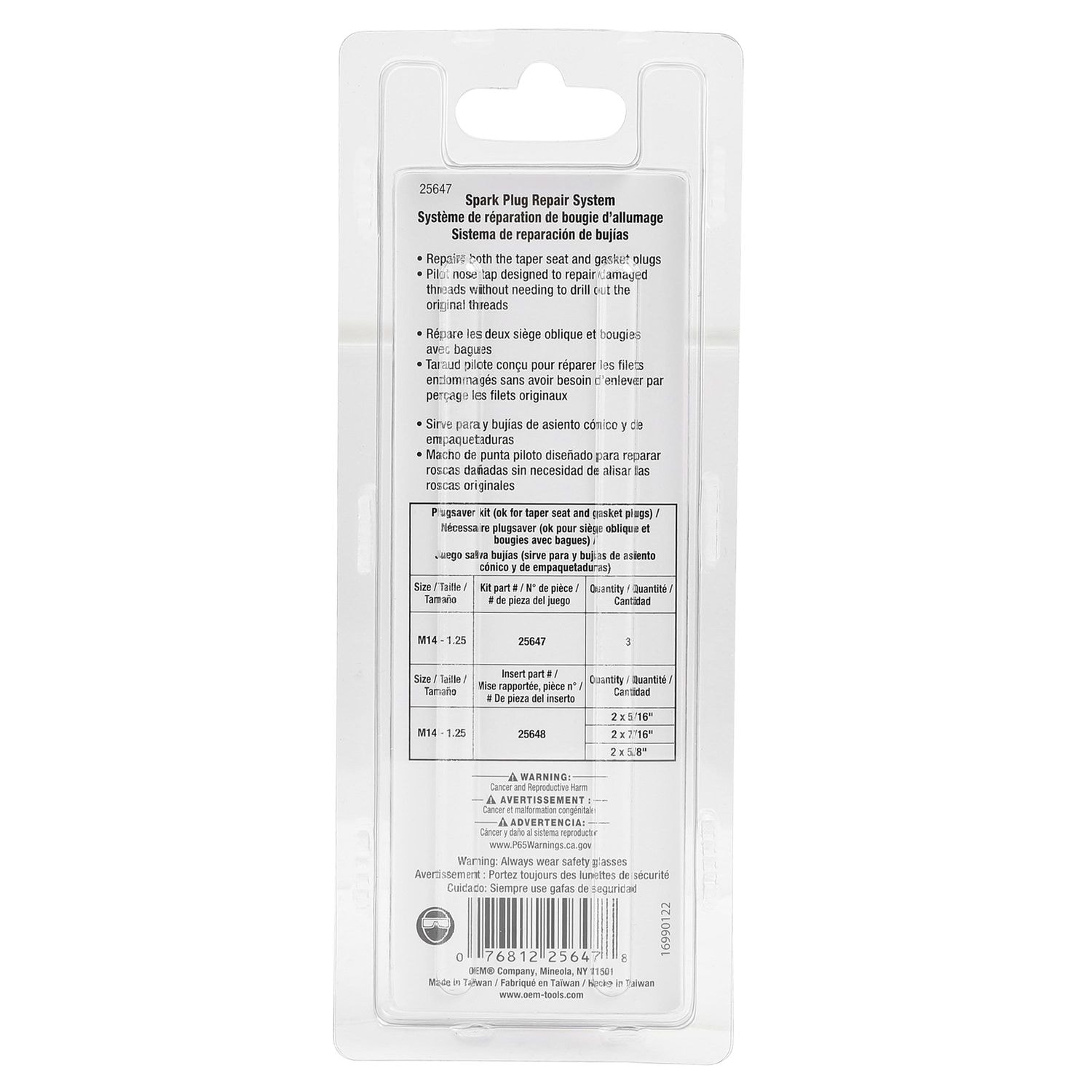 OEMTOOLS Spark Plug Thread Repair System | AutoZone