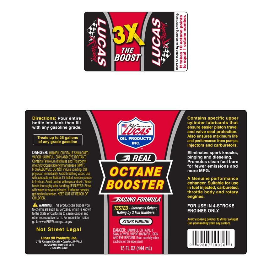 Lucas Oil Products Octane Booster 15oz | AutoZone