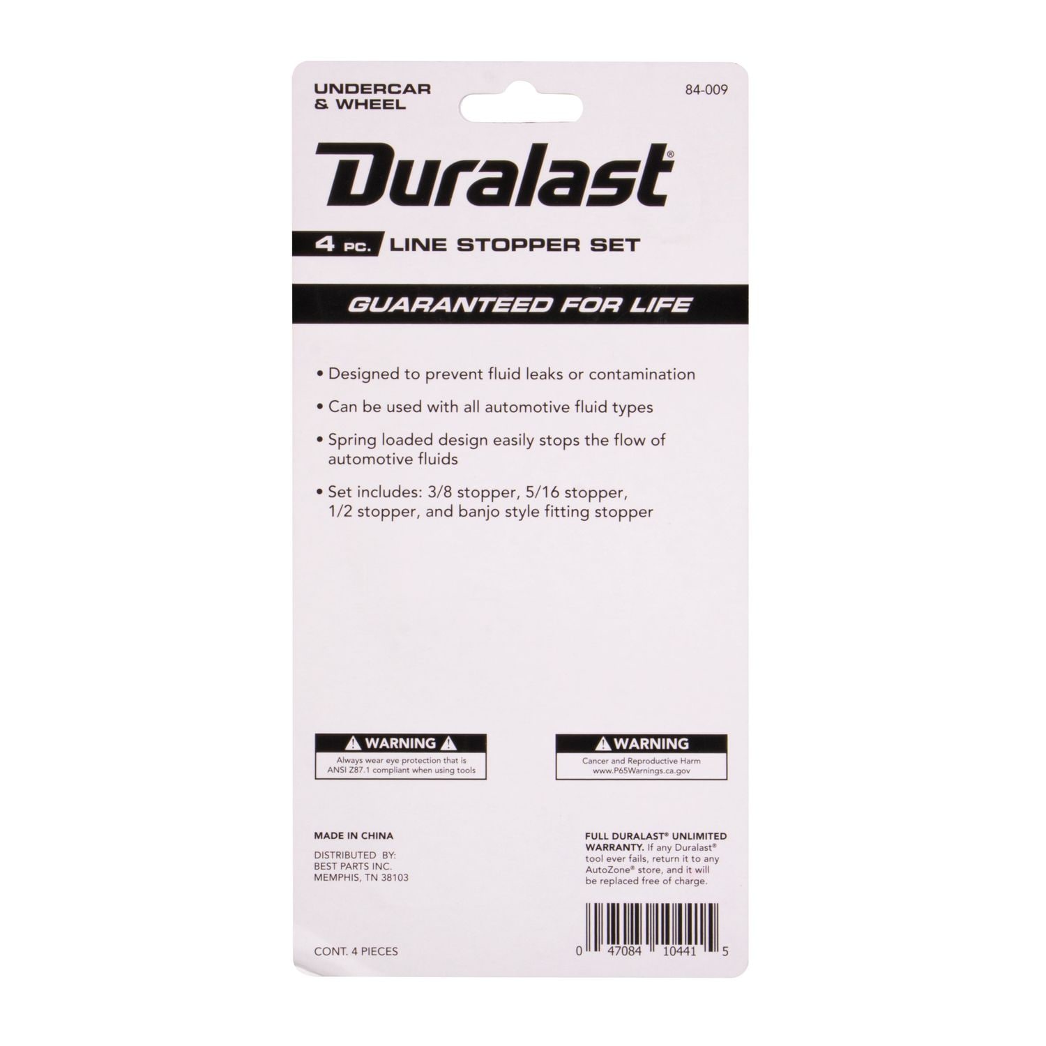 Duralast Line Stopper 4 Piece | AutoZone