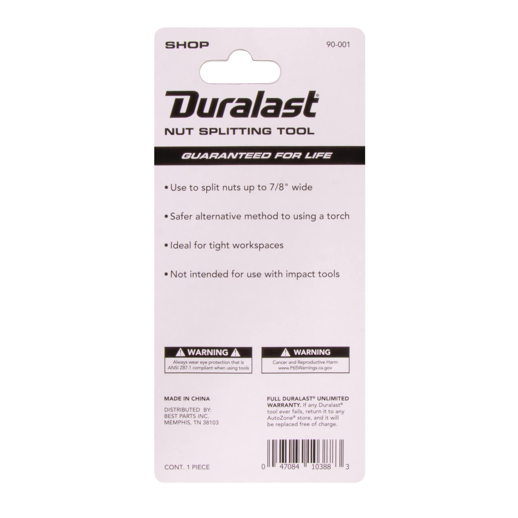 Duralast Nut Splitting Tool | AutoZone