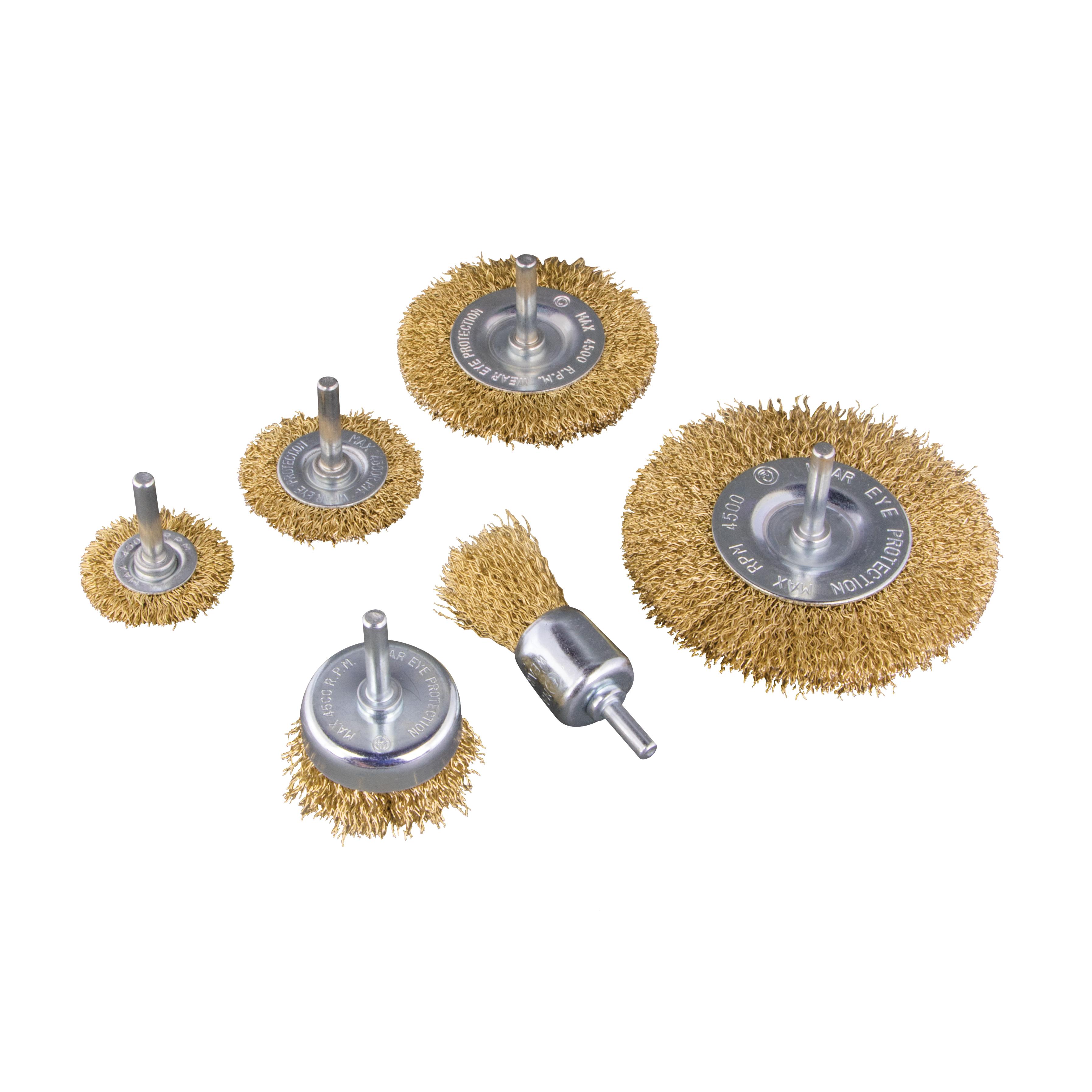 Duralast Wire Wheel Brush Set 6 Piece | AutoZone