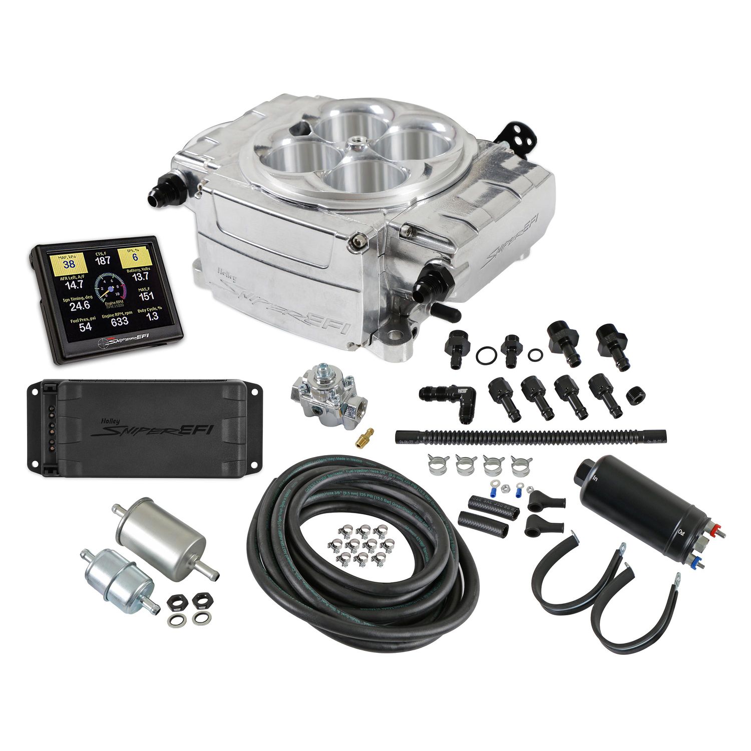 Sniper Motorsports Fuel Injection Conversion Kit 550-510-3PK | AutoZone
