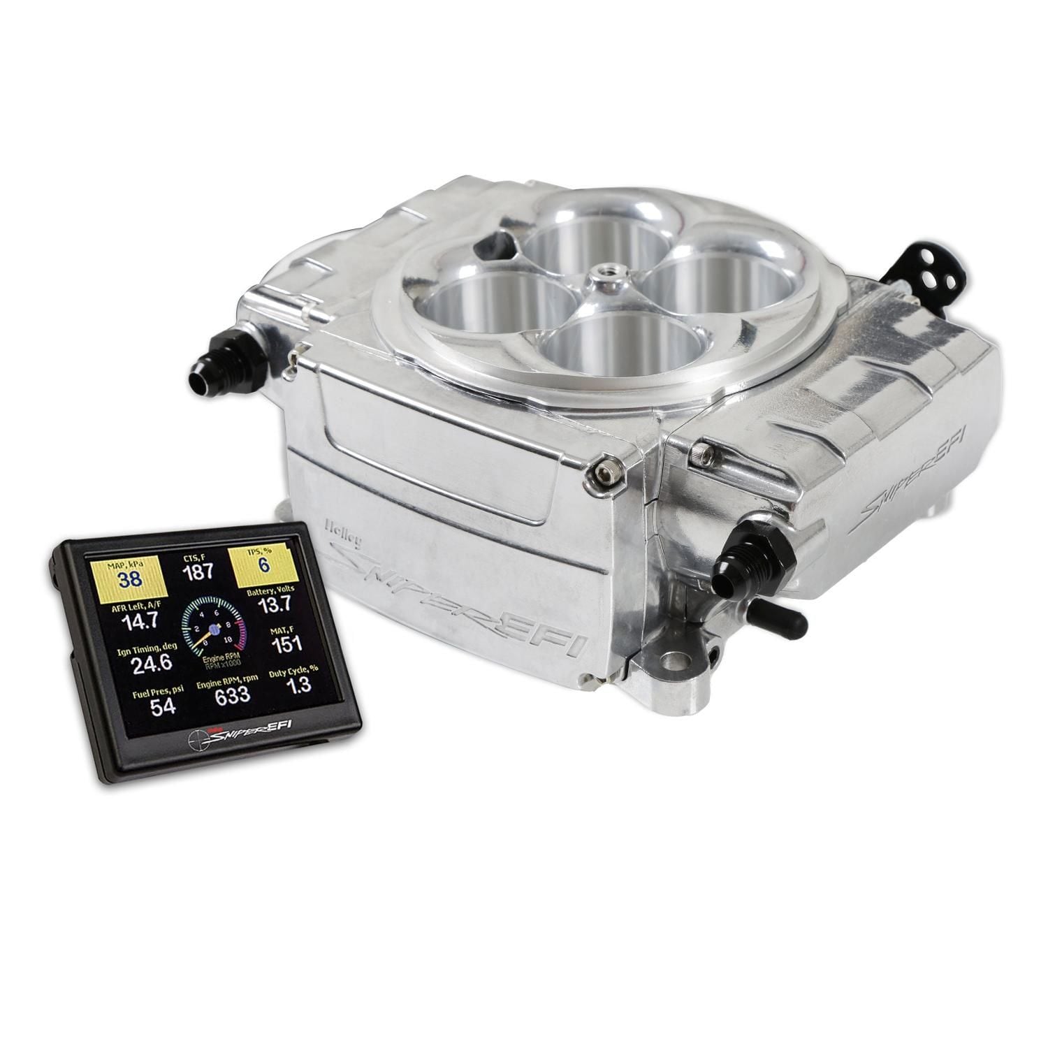 Holley Sniper EFI Fuel Injection Conversion Kit 550-510-BPK | AutoZone