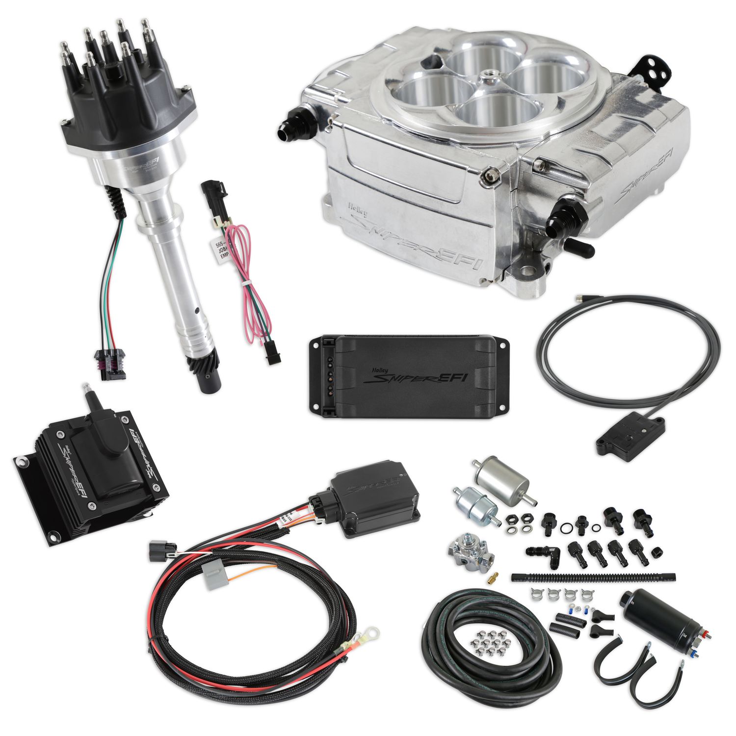 Holley Sniper EFI Fuel Injection Conversion Kit 550-510BPKSBC | AutoZone