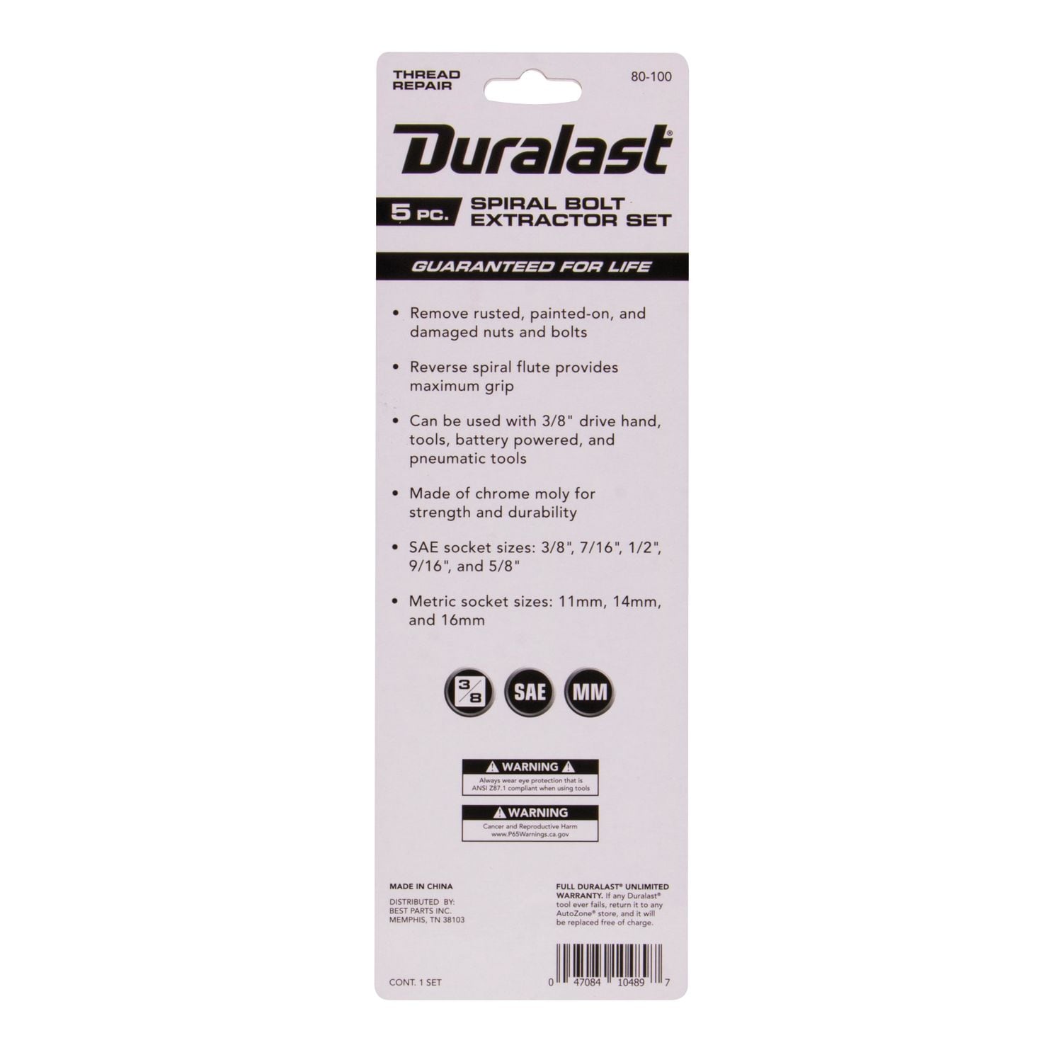Duralast Extractor Add on Set 5 Piece | AutoZone