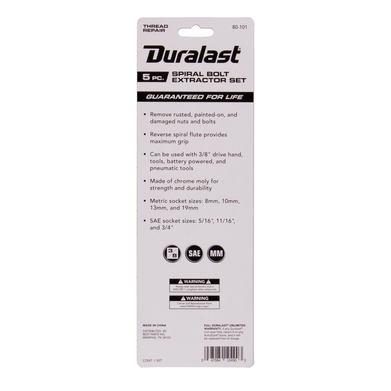 Duralast Extractor Set with Rail 5 Piece | AutoZone