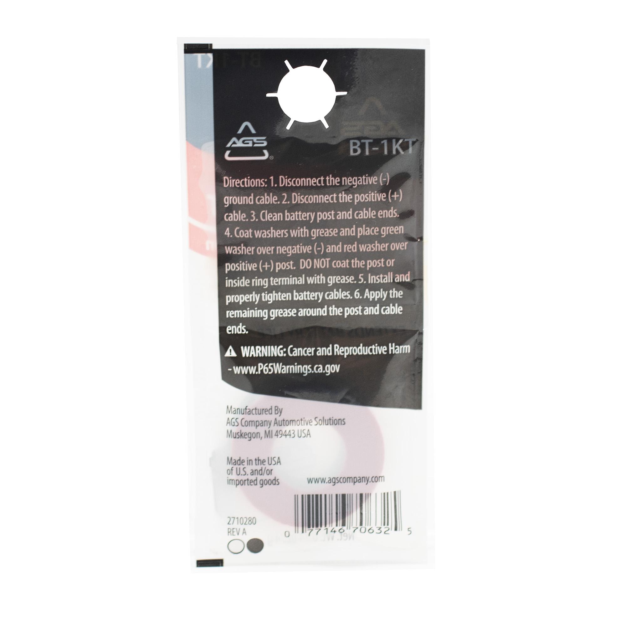 AGS Battery Installation Kit with Grease and Washer | AutoZone
