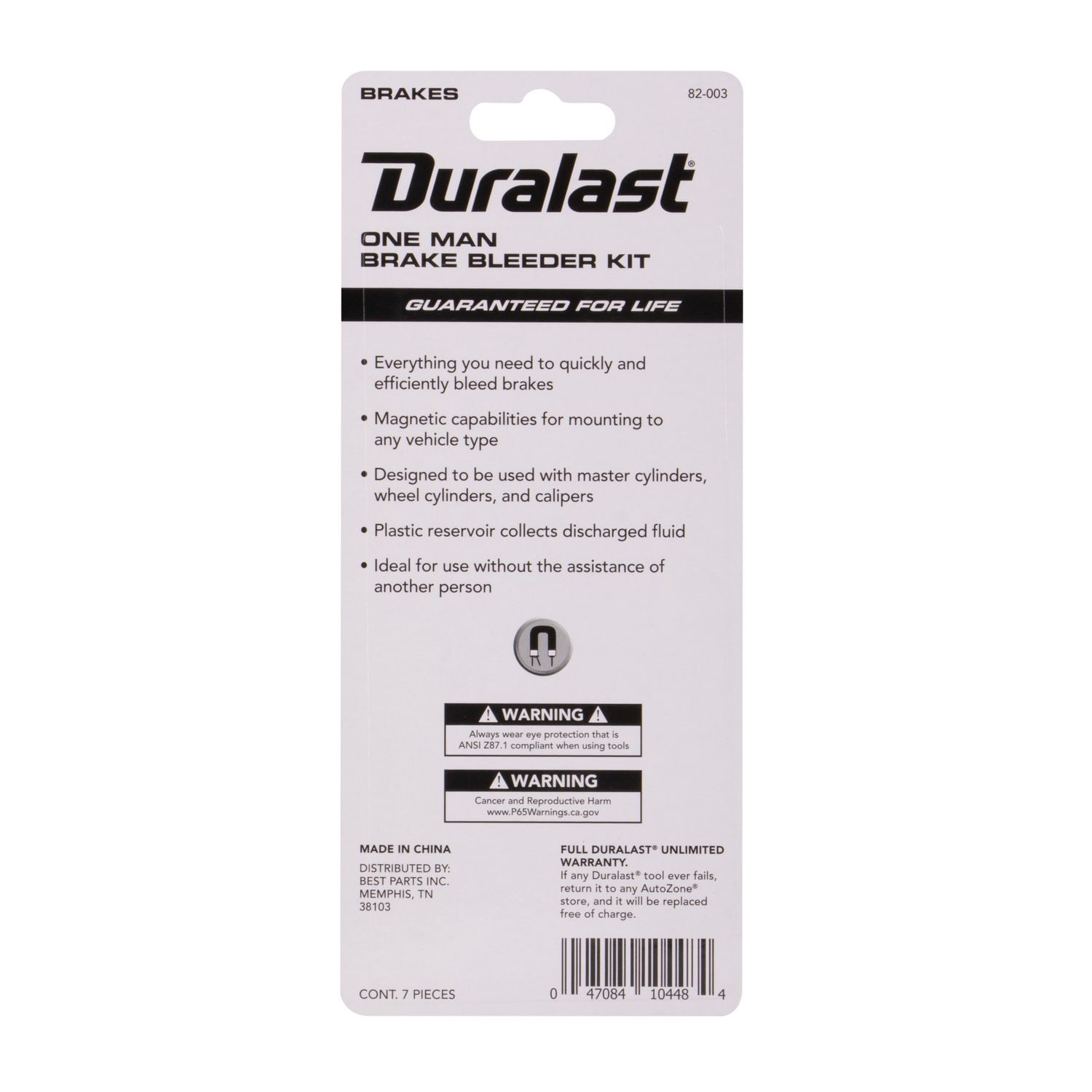 Duralast One Man Brake Bleeder Kit | AutoZone