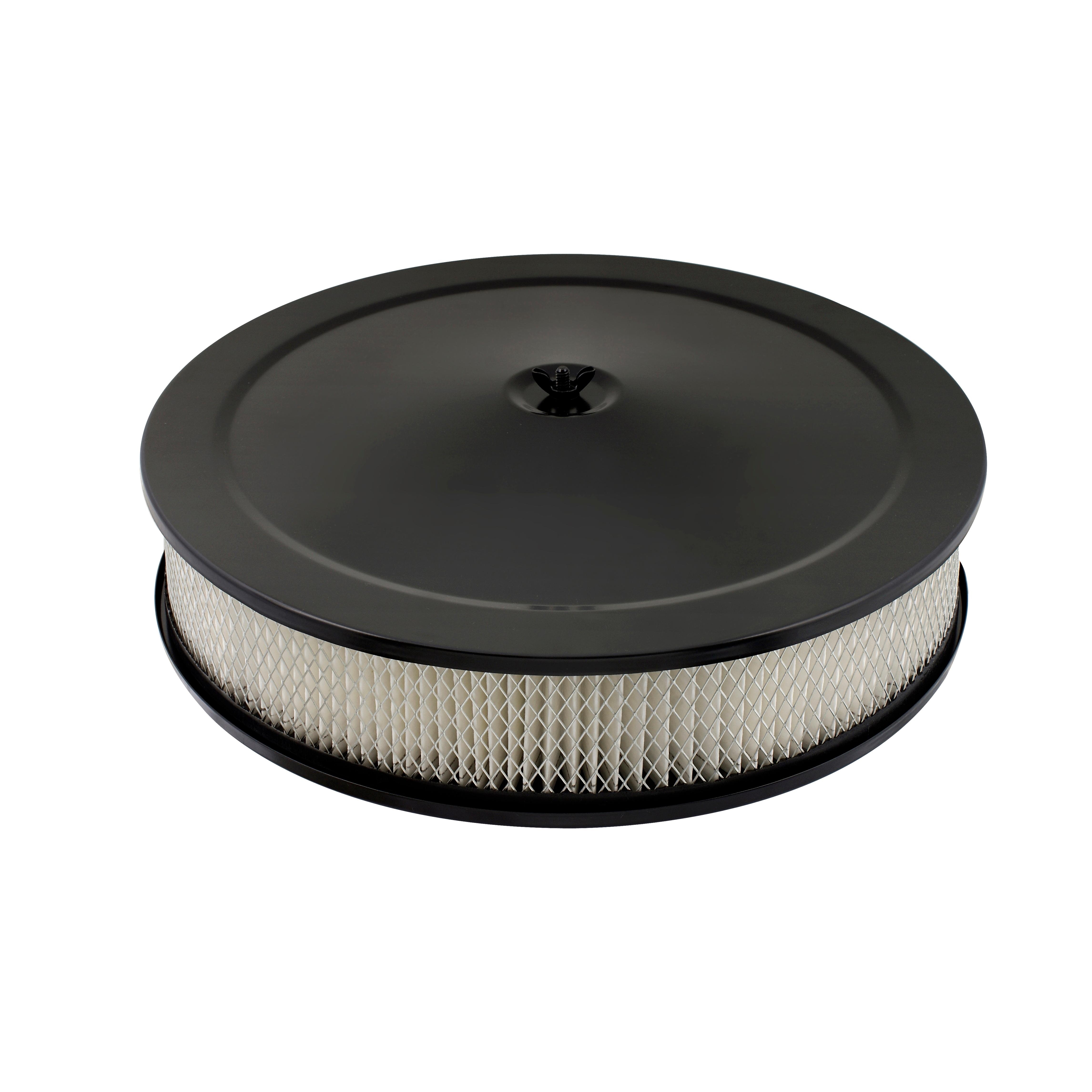 Mr. Gasket Black 14 in. X 3 in. Competition Air Cleaner | AutoZone