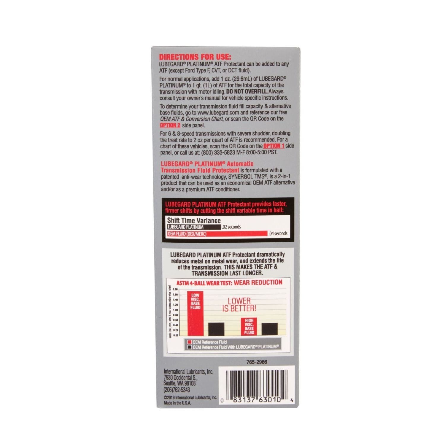 Lubegard Transmission Fluid Additive 63010 | AutoZone