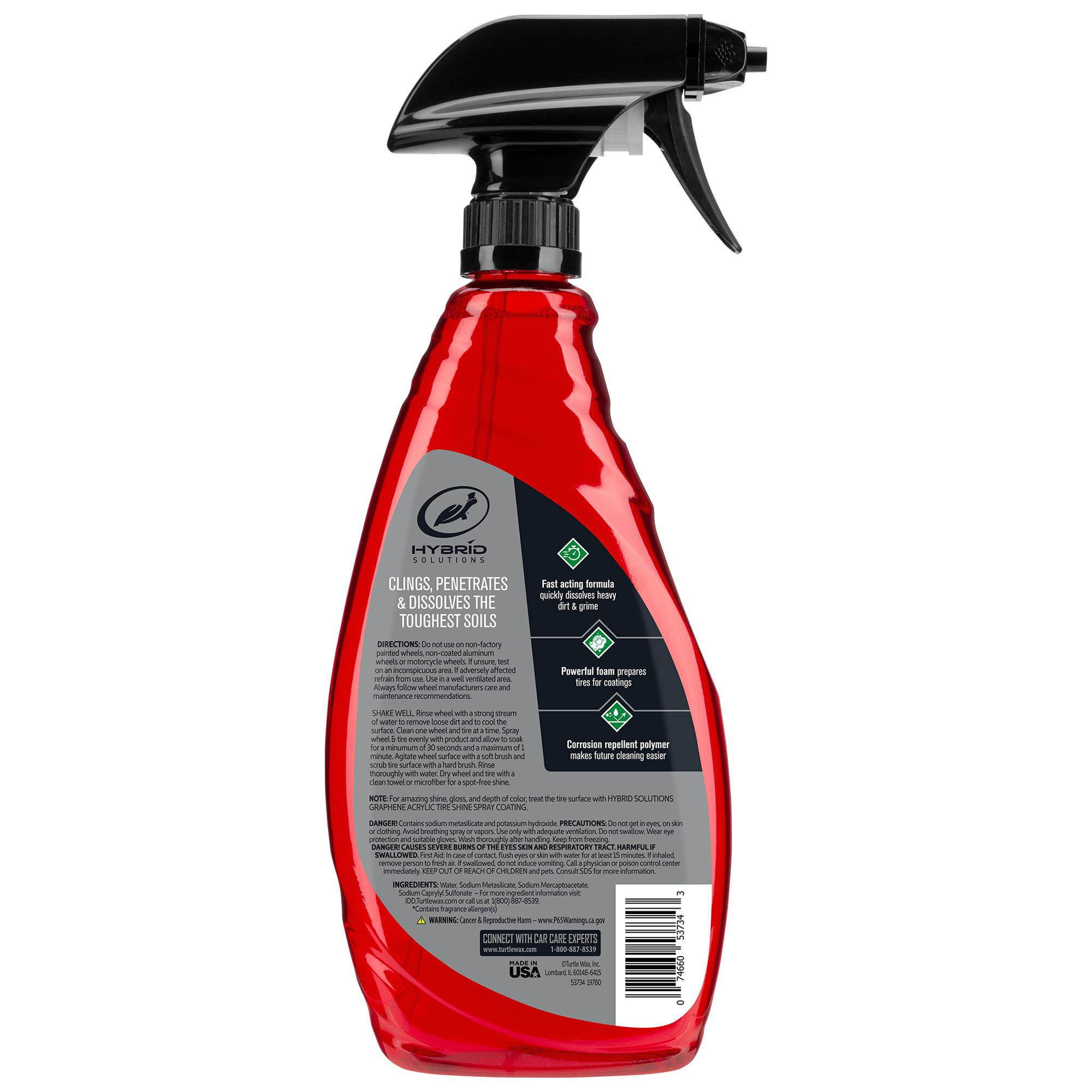 Turtle Wax Hybrid Solutions Hyperfoam Wheel Cleaner and Tire Prep 23oz ...