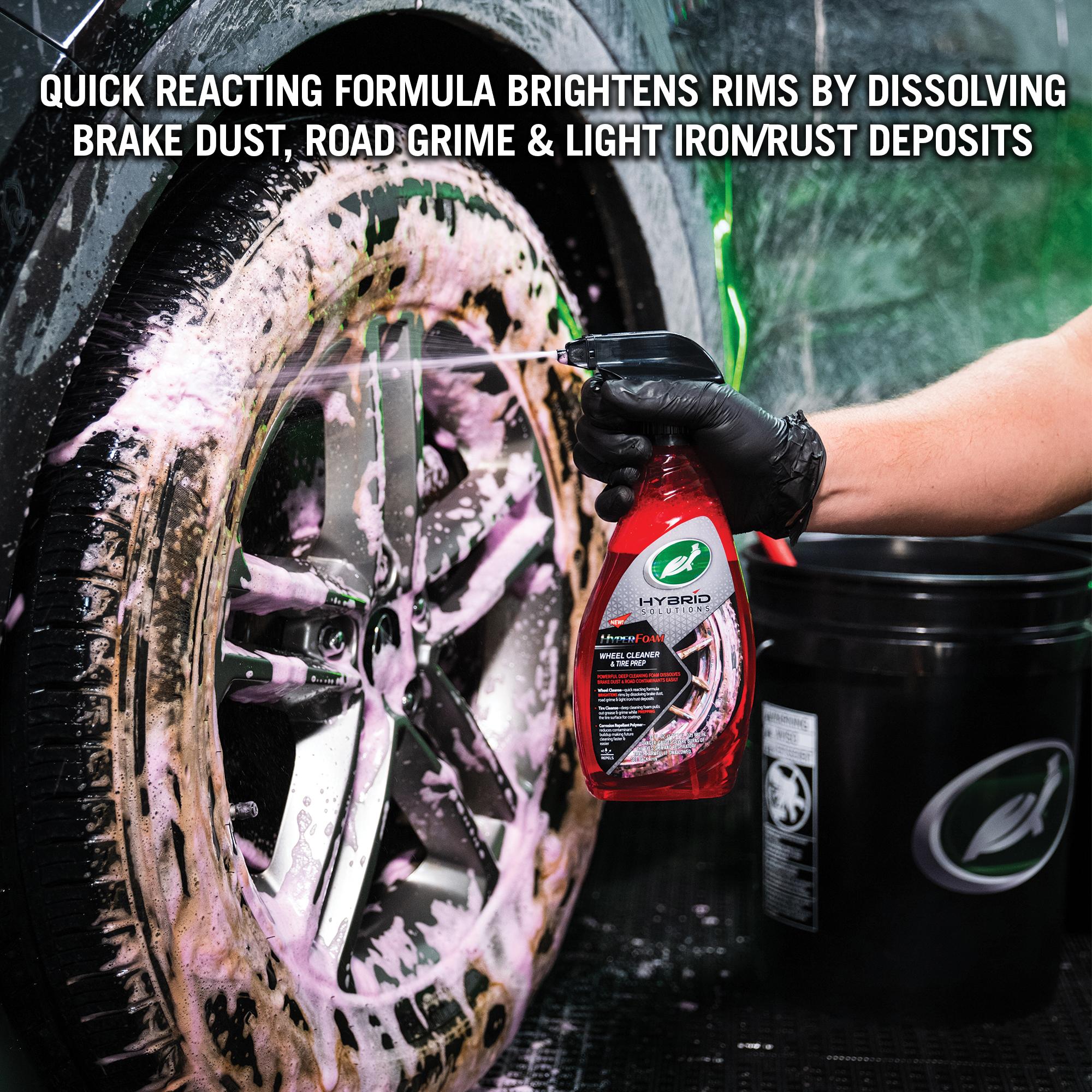 Turtle Wax Hybrid Solutions Hyperfoam Wheel Cleaner and Tire Prep 23oz ...